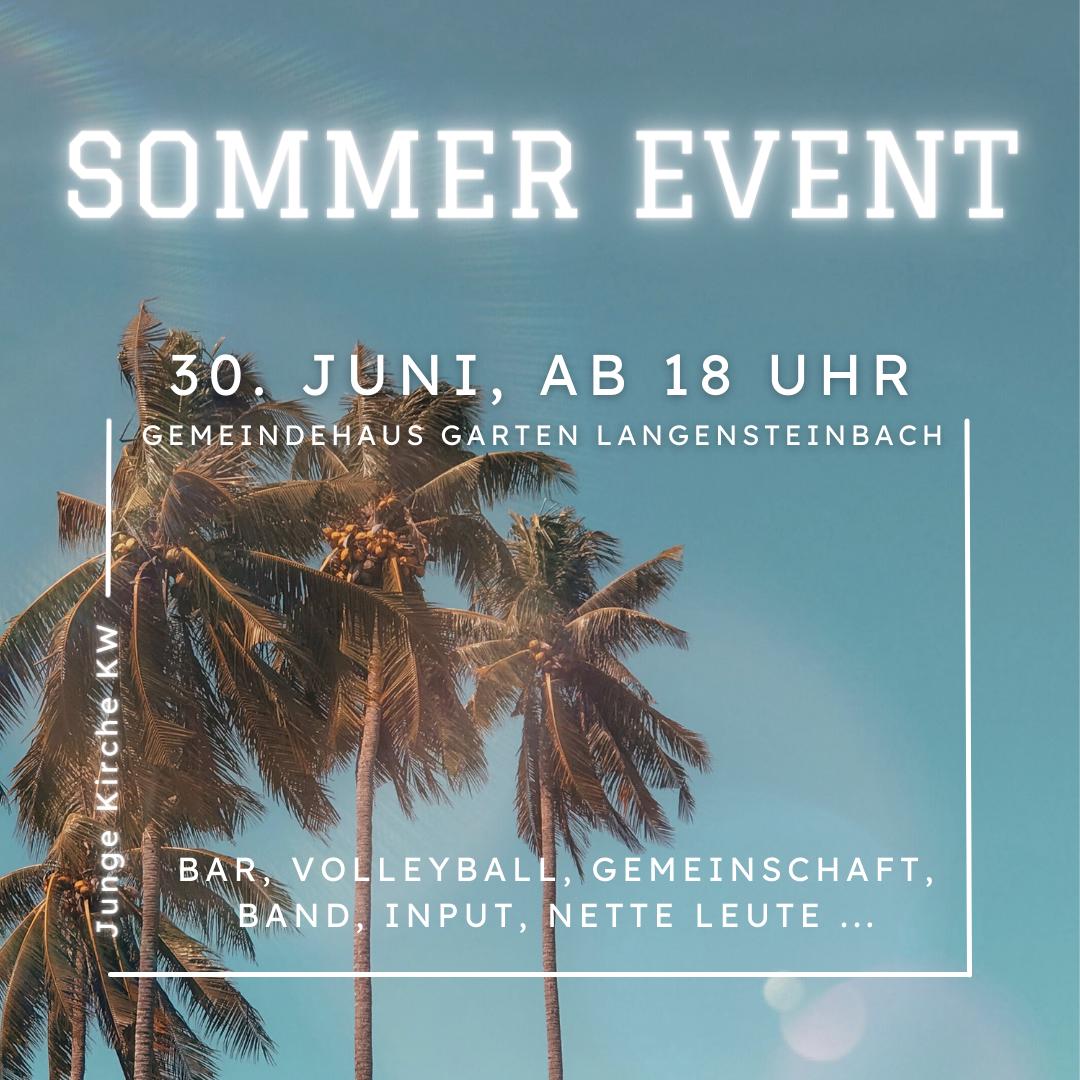 Sommer-Event der Jungen Kirche Karlsbad-Waldbronn am 30. Juni 2023 ...